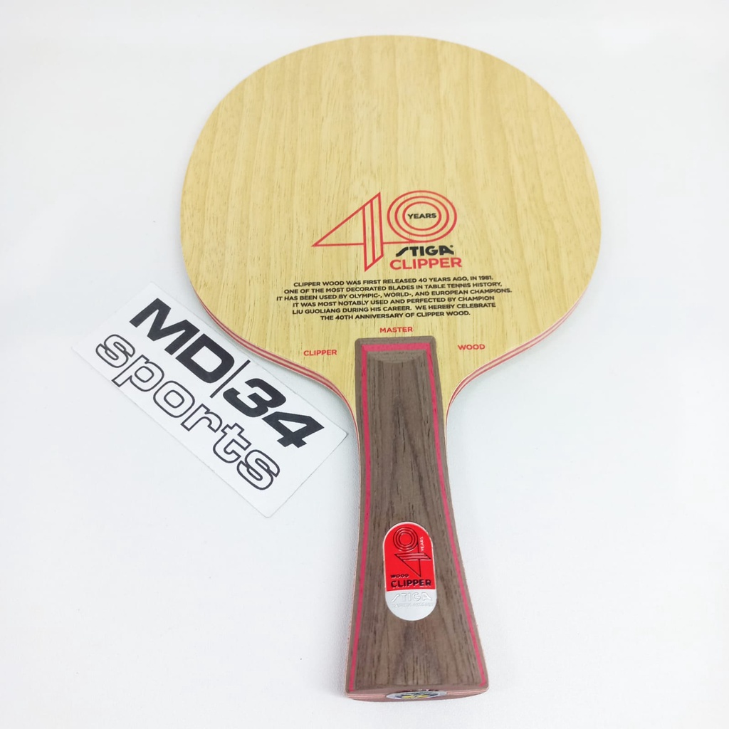 Jual KAYU STIGA CLIPPER WOOD 40 YEARS ANNIVERSARY (CLIPPER) LIMITED ...