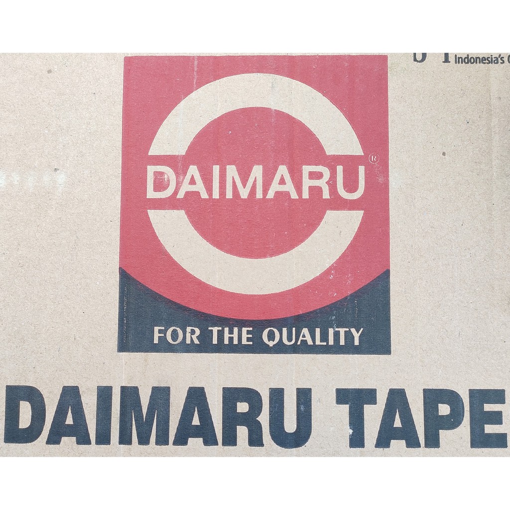 Jual Lakban bening Daimaru Tape Asli Perekat Transparan Ukuran 48mm 6 ...