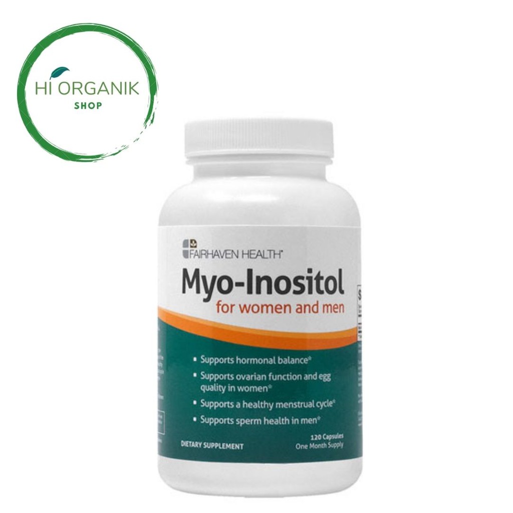 Jual Fairhaven Health Myo-Inositol 120 Kapsul for Women & Men ...
