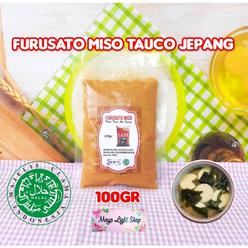 Jual Miso Tauco Jepang 100gr halal murah sup rumput laut furusato miso ...