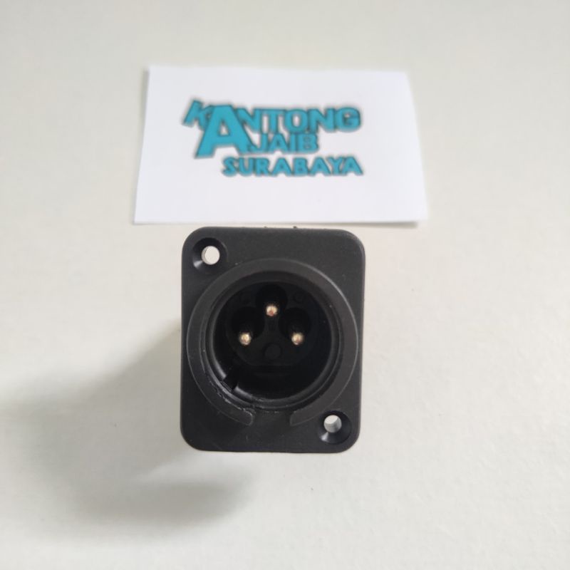 Jual Jack Canon Body Jack Canon PCB 3pin Jack Canon XLR Male 3pin Jack ...