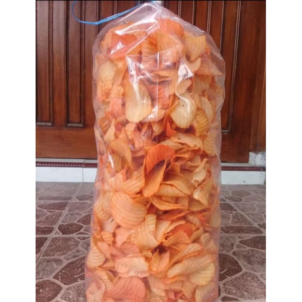 Jual Kripik singkong balado utuh 1 kg Free Buble wrap | Shopee Indonesia