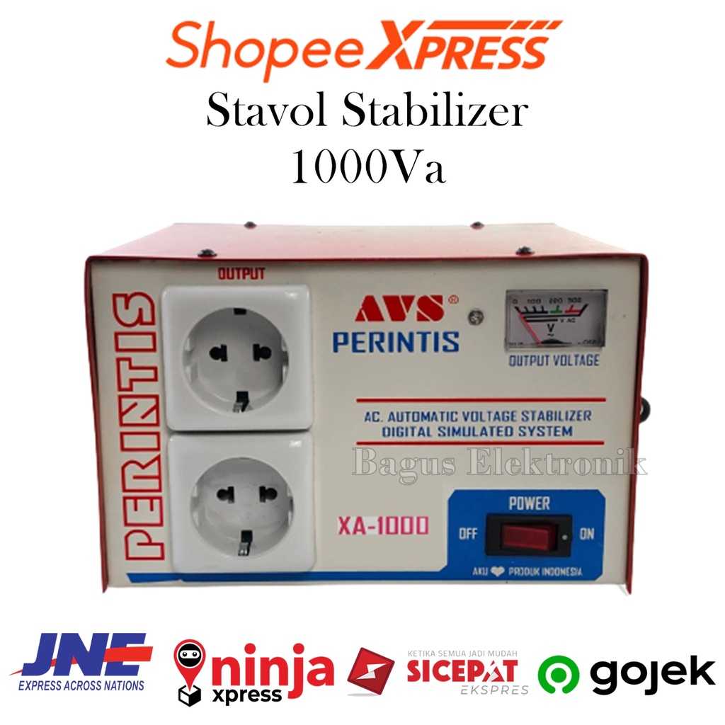 Jual Stavol Stabilizer Perintis 1000watt 1000 Watt 1000w Stavol Svc 1000 original Stabilizer SVC ...