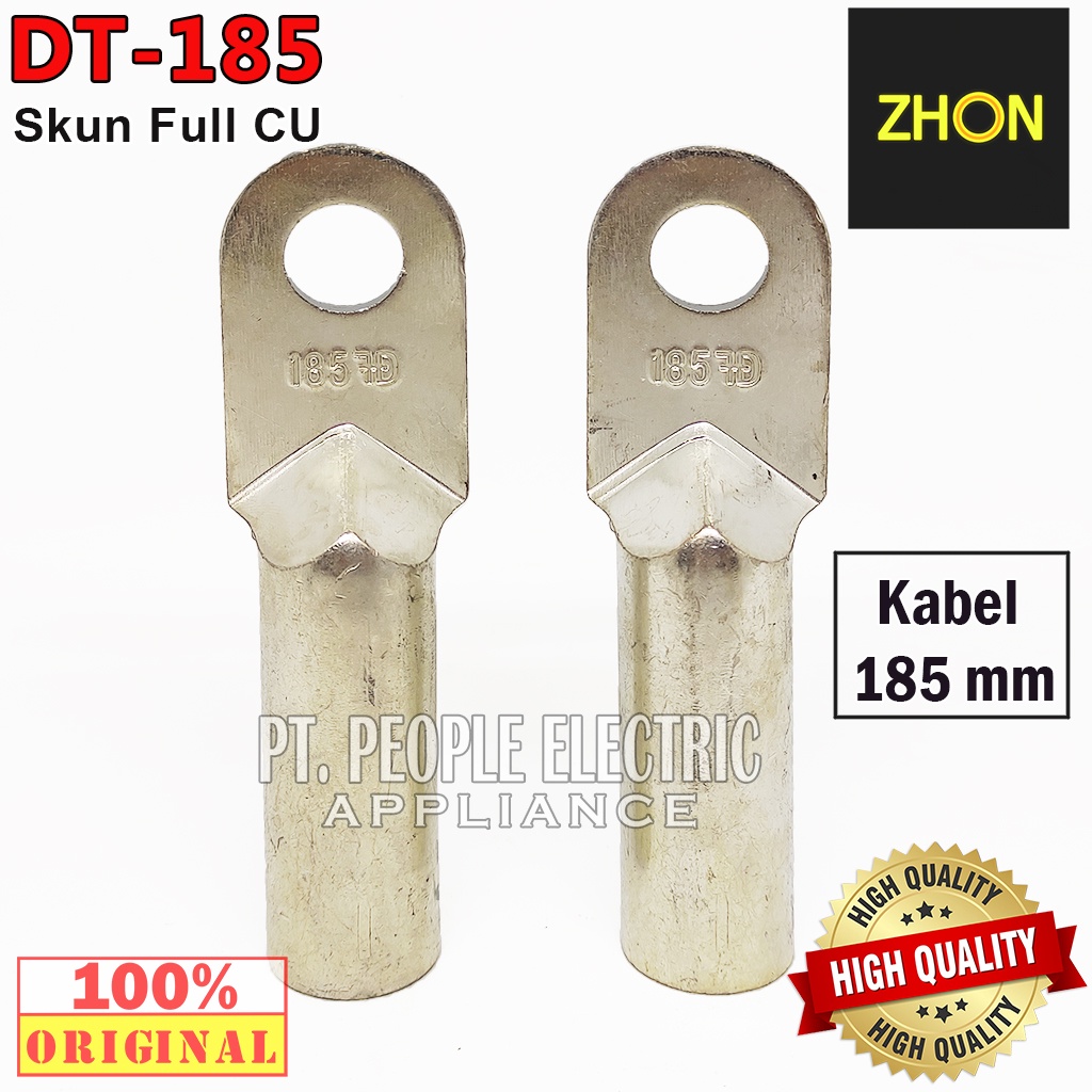 Jual Skun Kabel CU DT-185 croom putih Size baut 16mm Size Kabel 185mm | Shopee Indonesia