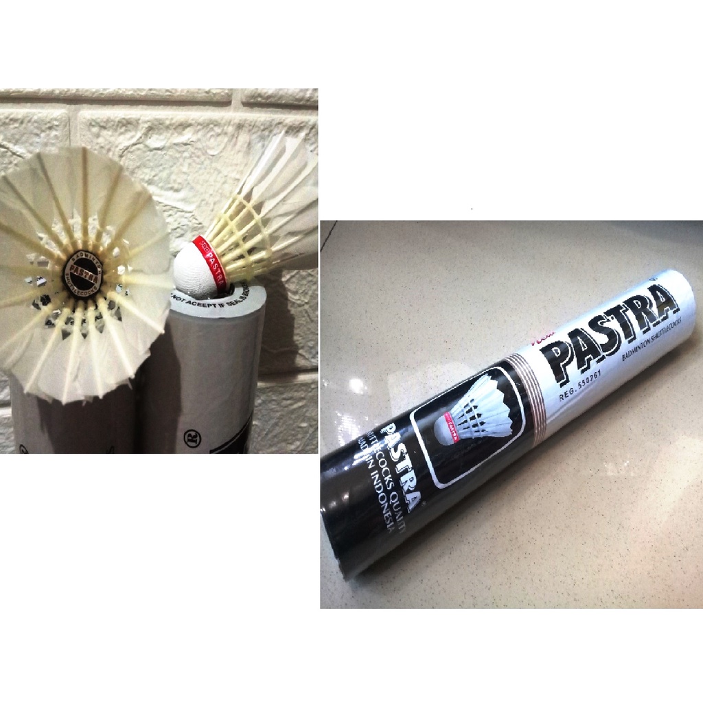 Jual Kok Bulutangkis Pastra Hitam Putih 12 Pcs Badminton Shuttlecocks ...