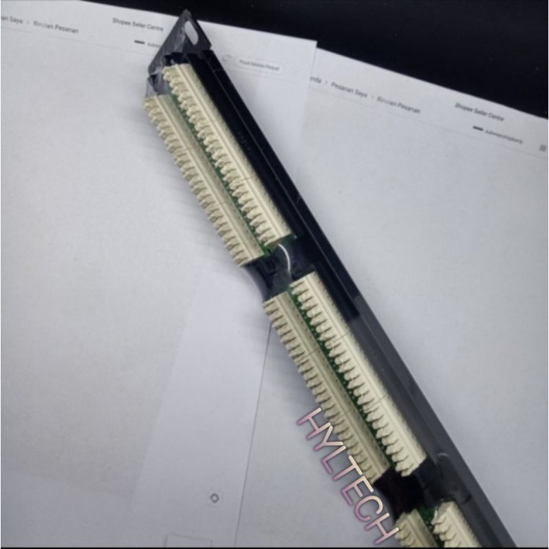 Jual INDO RAK PATCH PANEL 24 PORT RJ 45 CAT 5e AMP COMMSCOPE+MODULLAR ...