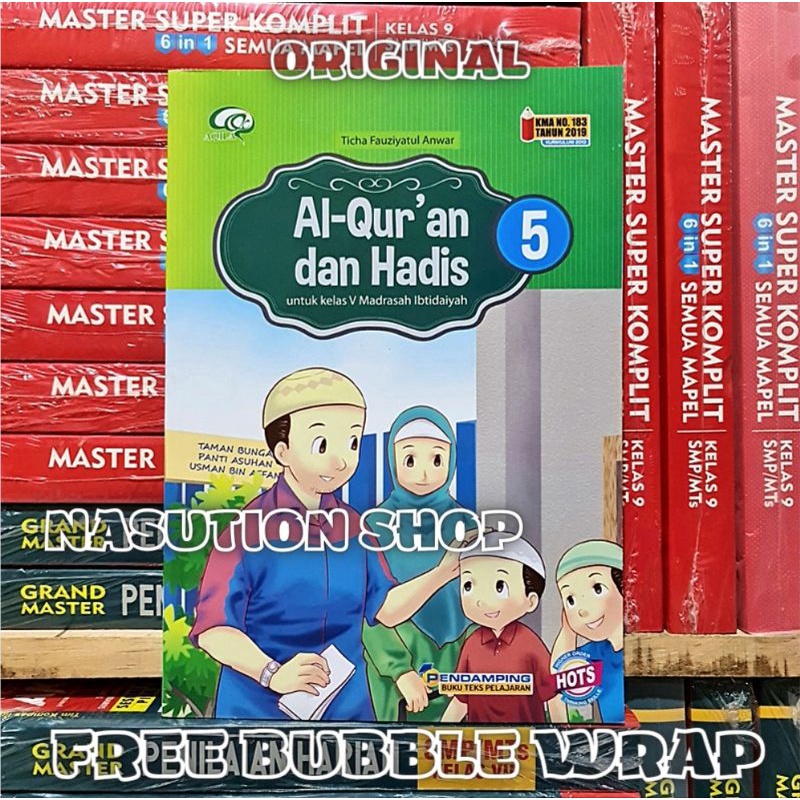 Jual Terbaru Buku Al Quran Dan Hadis Kelas 1 2 3 4 5 6 Mi Kma Penerbit