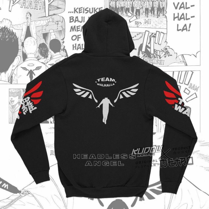 Jual SWEATER HOODIE VALHALLA GANG ANIME TOKYO REVENGERS/JAKET COSPLAY ...