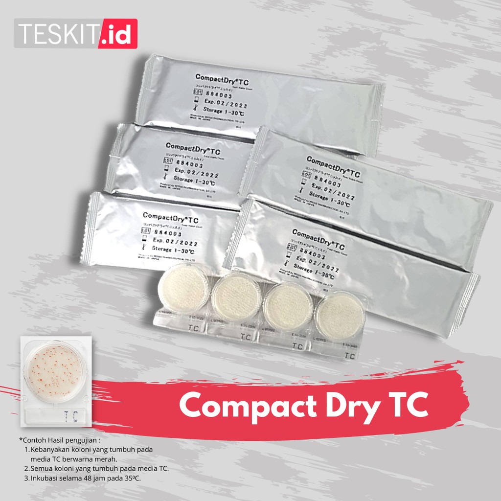Jual Nissui Compact Dry TC isi 4 pack (Total Viable Count) | Shopee Indonesia