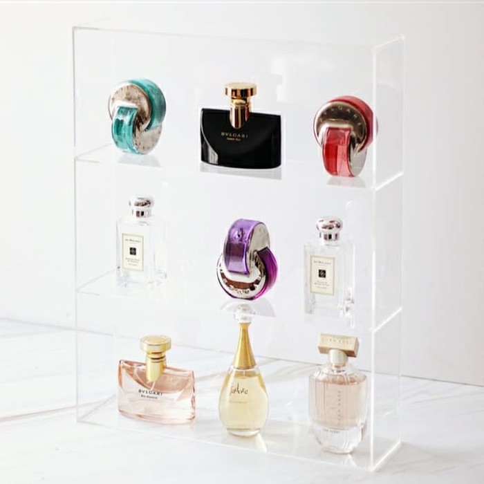 Jual Perfume Holder - Acrylic Makeup Organizer Rak parfum,rak akrilik ...