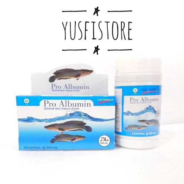 Jual Pro Albumin 50 Kapsul Ekstrak Ikan Gabus Ikan Kuthuk Obat Lupus | Shopee Indonesia