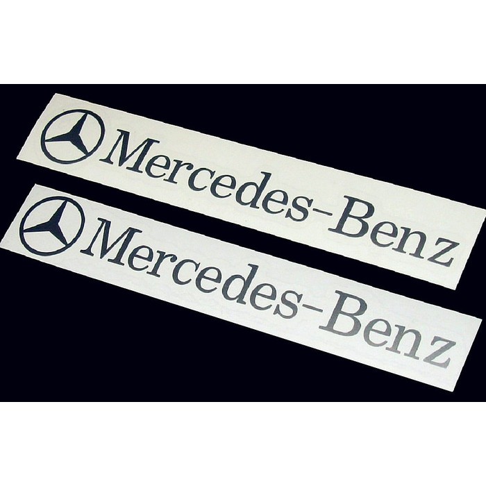Jual Sticker "Mercedes Benz" Text Logo 2 x Small | Shopee Indonesia