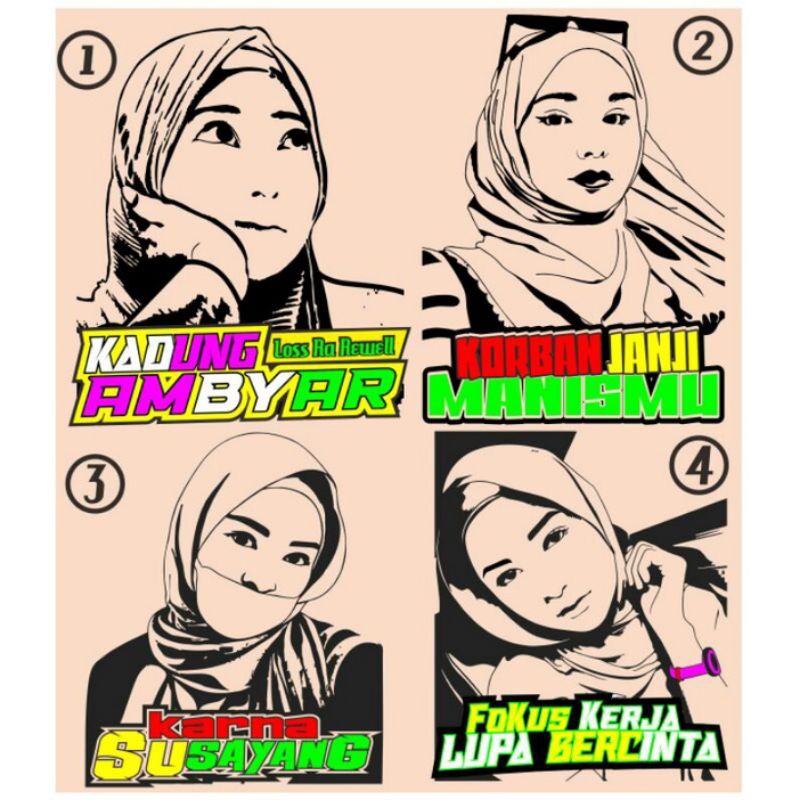 Jual STICKER KATA KATA LUCU | Shopee Indonesia