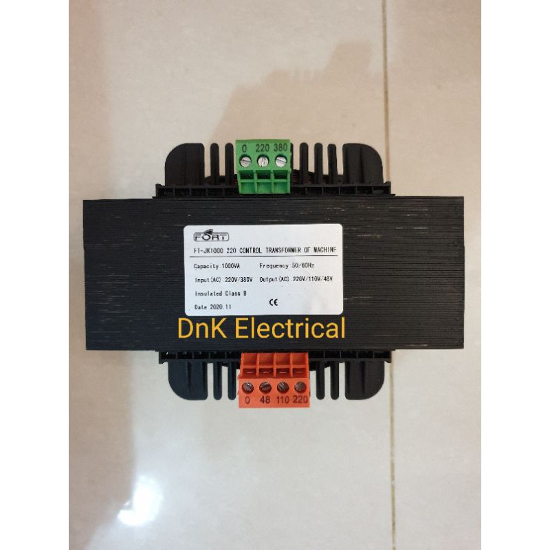 Jual Multi Transformer/Trafo/Travo Step Down 1000VA FORT Input 380VAC ...