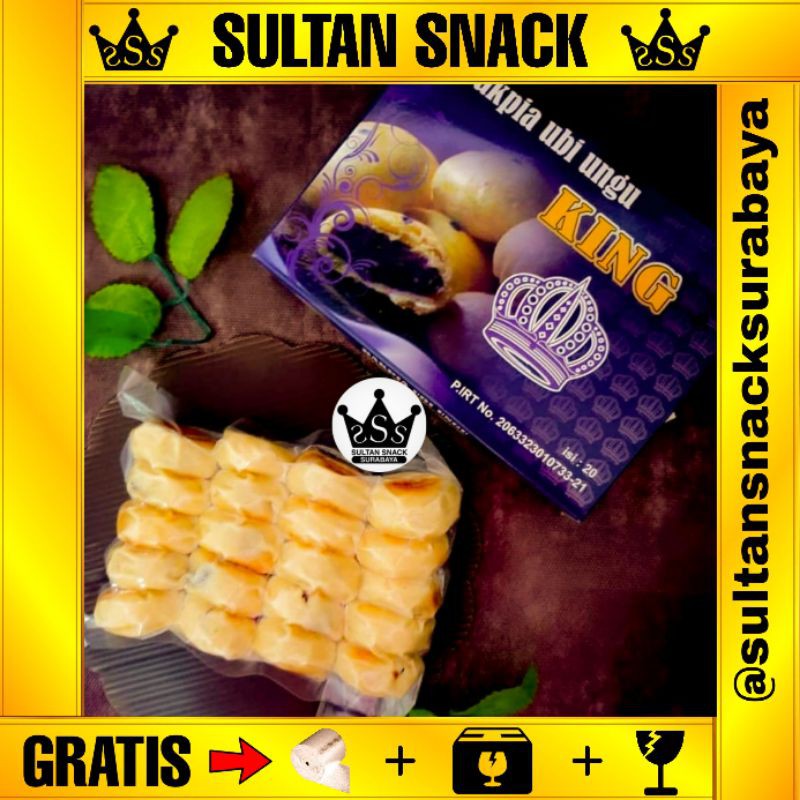 Jual SULTAN SNACK Bakpia / Pia Patok King Ubi Ungu Jogja | Shopee Indonesia