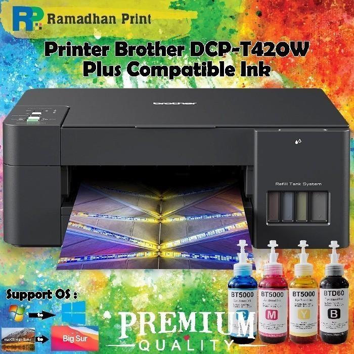 Jual Printer Brother Dcp-T420W Wifi Wireless Print-Scan-Copy All In One | Shopee Indonesia