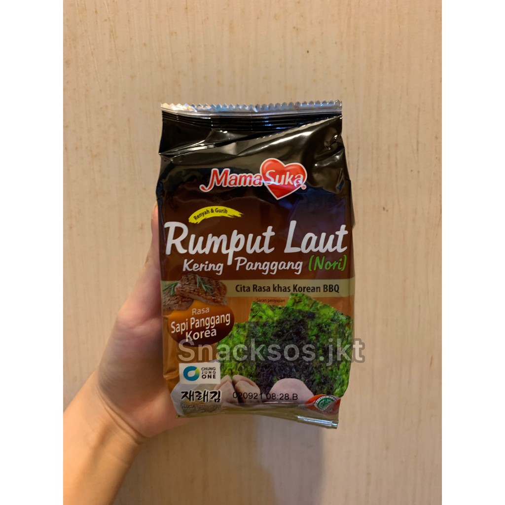 Jual Mamasuka Rumput Laut Nori Seaweed Korea Original / Soto Lamongan ...