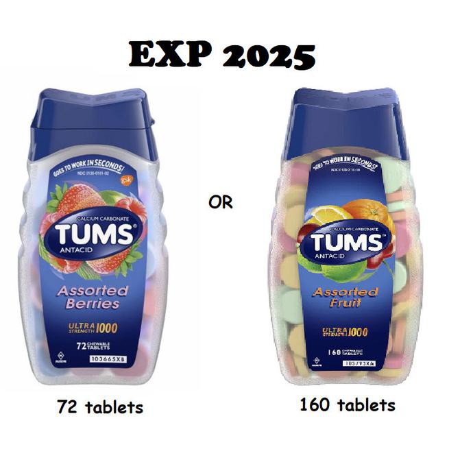 Jual TUMS ANTACID ULTRA STRENGTH 72 TABS CHEWABLE TABLETS MAAG ASAM ...