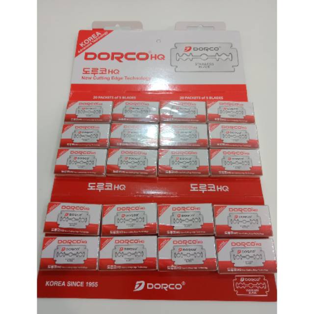 Jual DORCO NEW C KOREA ISI 100 PCS 1 PAPAN | Shopee Indonesia