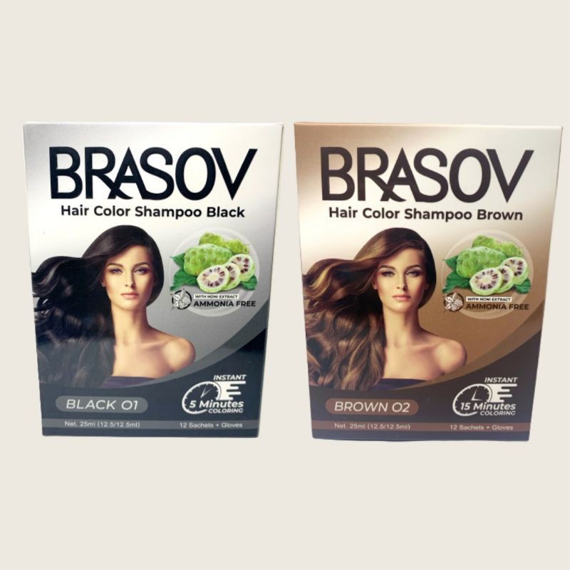 Jual Semir shampo Brasov hair color sampoo | Shopee Indonesia