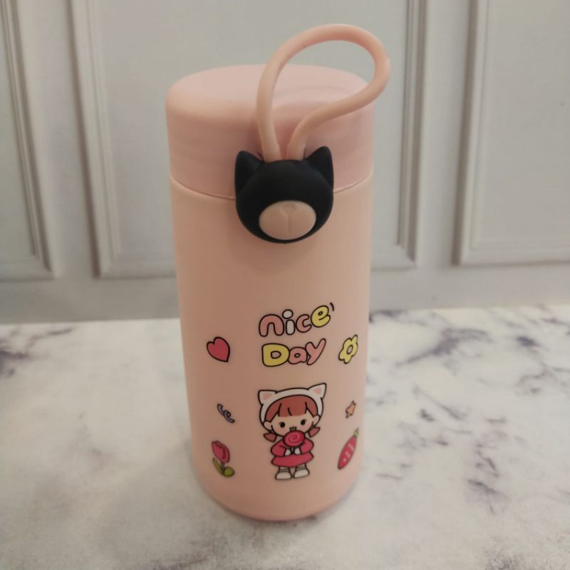 Jual BOTOL MINUM KACA NICE DAY UK.350ml | Shopee Indonesia