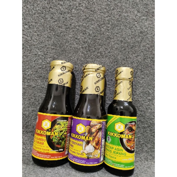 Jual Kikkoman Saos Teriyaki / Saus Tiram / Kecap Asin Jepang Kikkoman ...