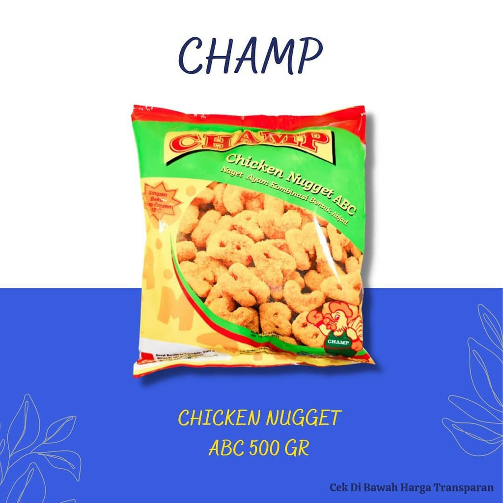 Jual ADDRIELLA Champ Nugget Ayam ABC 500gr | Champ/Frozenfood ...