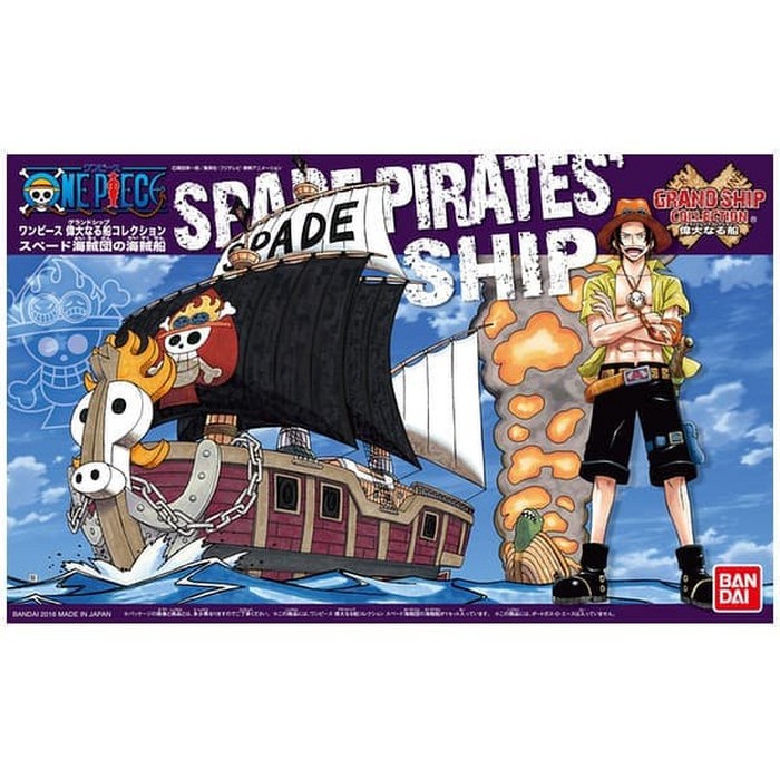 Jual One Piece Grand Ship Collection Ace Spade Pirates Ship BANDAI ...