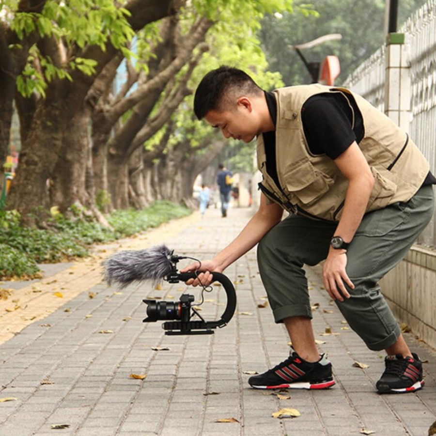 Jual C Shape Handle Grip Camera Stabilizer Handheld for Camera / DSLR ...