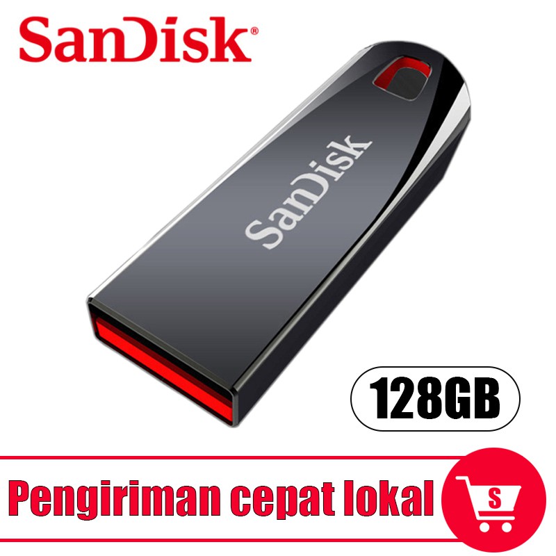 Jual SanDisk 128GB Flashdisk USB Bahan Metal Anti Air Kapasitas ...