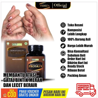 Jual Proskin Suplemen Herbal Ekstrak Binahong Asli Obat Gatal Bintik Merah Dan Lecet Berair Isi ...