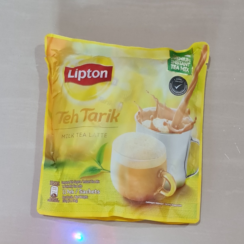 Jual Teh Lipton Teh Tarik Milk Tea Latte 12 x 21 Gram | Shopee Indonesia