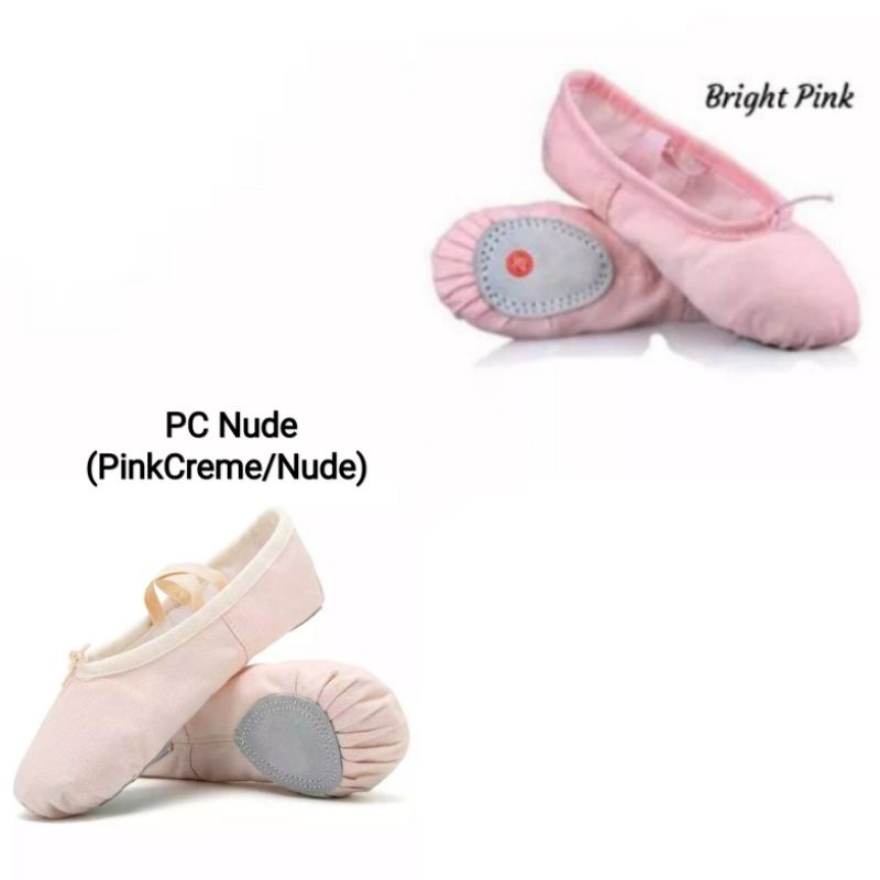 Jual Sepatu Balet Ballet Shoes Split Sole ukuran Balita Anak Remaja ...