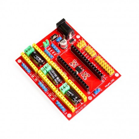 Jual CNC Shield Arduino Nano Expansion Board V4 / A4988 for 3D Printer ...