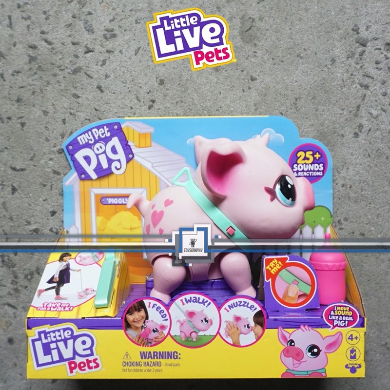 Jual Little Live Pets My Pet Pig Piggly Soft and Jiggly Interactive ...