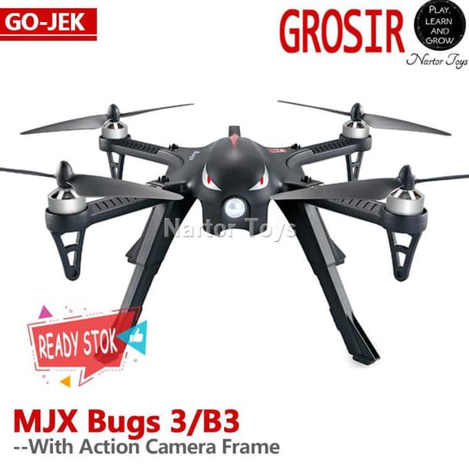 Jual TERBARU !!! MJX B3 Bugs 3 Brushless Motor with Camera Mounts - Hitam | Shopee Indonesia