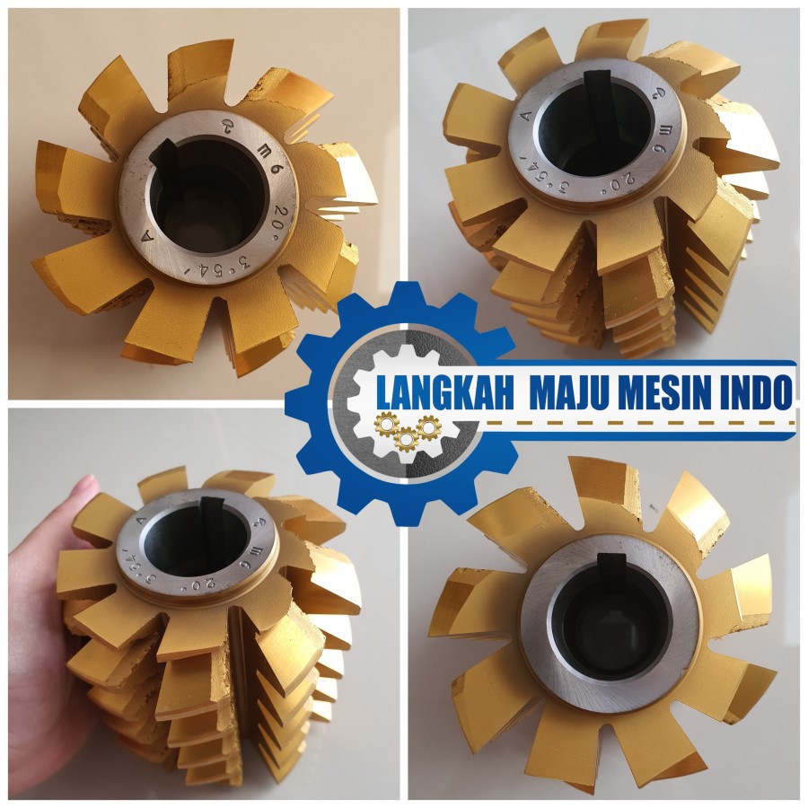 Jual Gear Hobbing Modul 6 / Gear Hobbing M6 / Hobb Cutter / Pisau ...