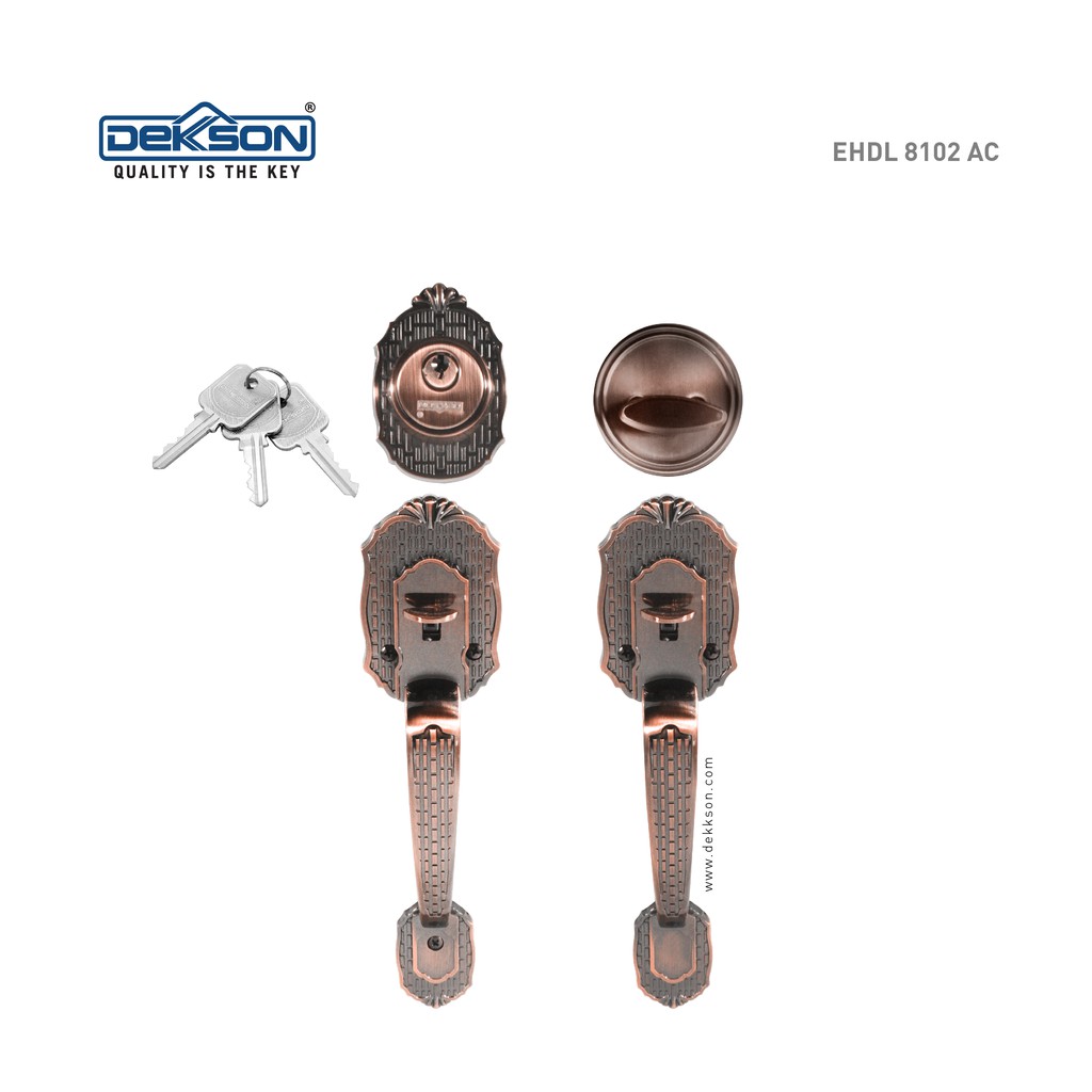 Jual Dekkson Entrance Handle EHDL D8102 Silver Rose Gold | Shopee Indonesia