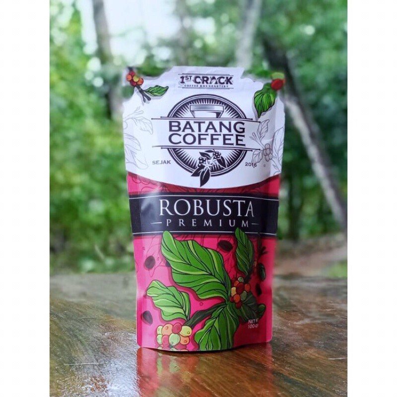 Jual BATANG COFFEE Kopi Robusta Premium 100% Kopi Murni 100g Kemasan ...