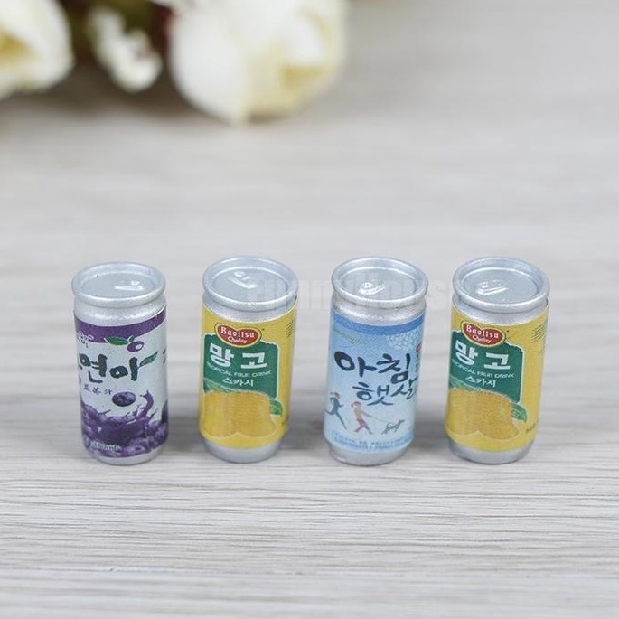 Jual Miniatur Minuman Kaleng Korea Skala 1:12 - Miniature Korean Soda ...