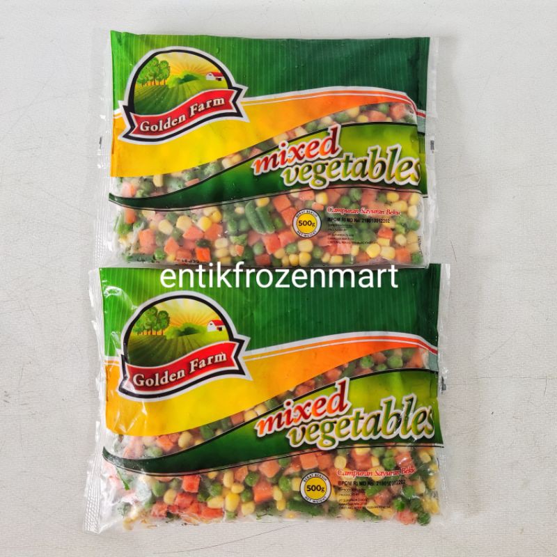 Jual Mixed Vegetables Golden Farm 500gr | Shopee Indonesia