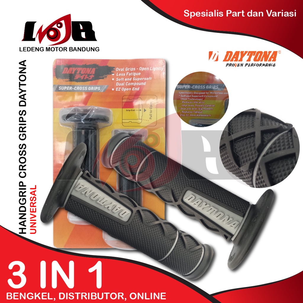 Jual Handgrip Handfat Super Cross Daytona Karet Handle Gas Motor ...