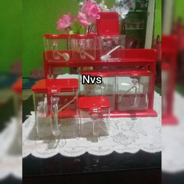 Jual Kitchen set nagata/tempat bumbu dapur | Shopee Indonesia