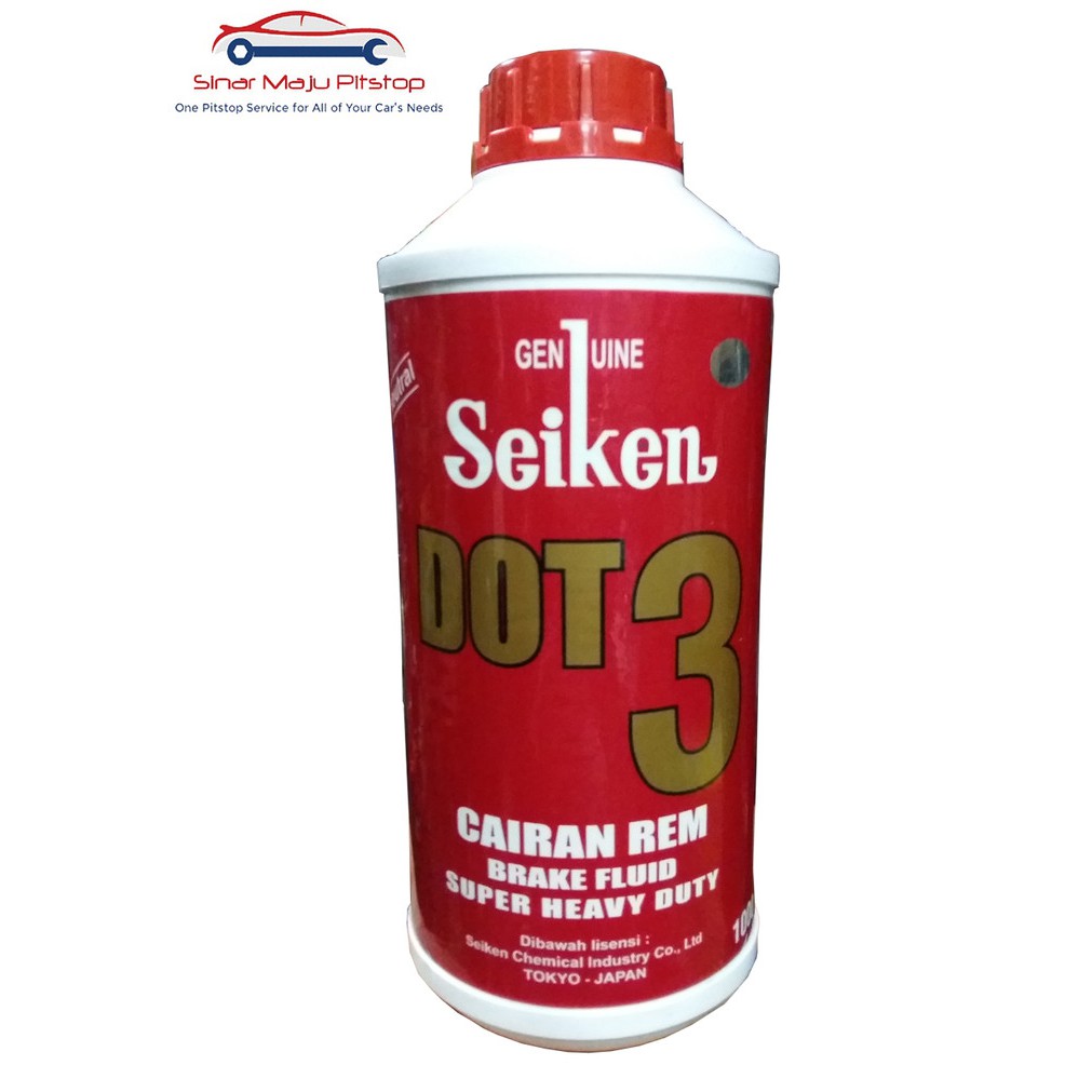 Jual Seiken DOT 3 Brake Fluid - Minyak Rem Mobil & Motor Warna Merah 1 ...