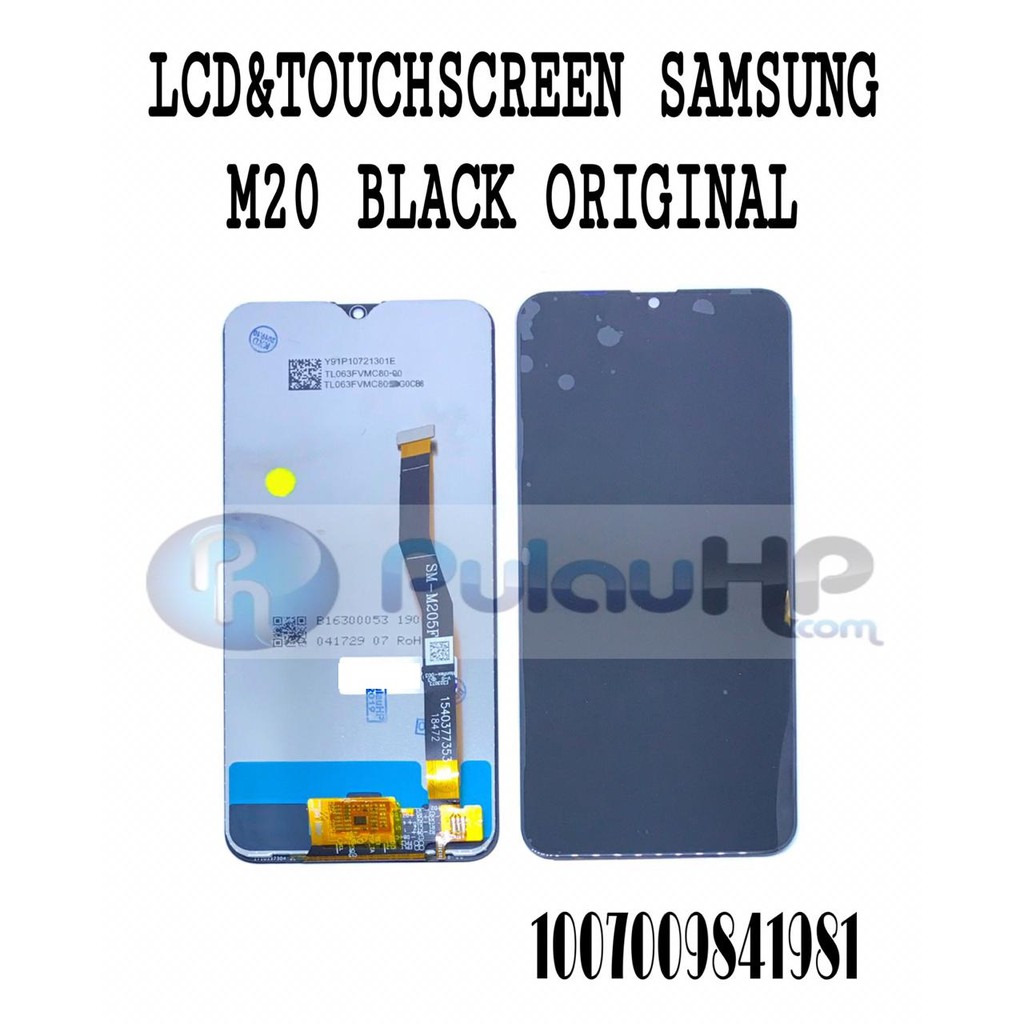Jual LCD & TOUCHSCREEN SAMSUNG M20 BLACK ORIGINAL | Shopee Indonesia