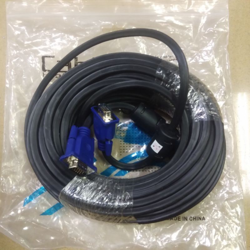 Jual Kabel VGA 15 Meter Standard Cable | Shopee Indonesia
