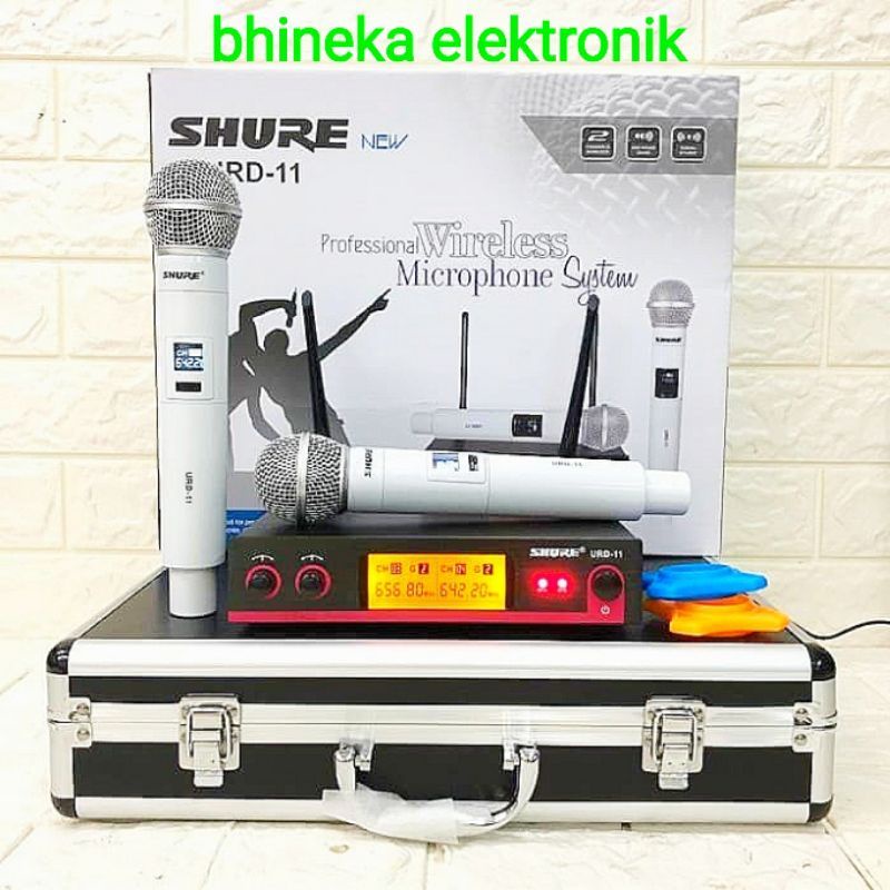 Jual mic wireless shure URD11 / urd 11, shure ulx9 ulx 9mic handheld pegang | Shopee Indonesia