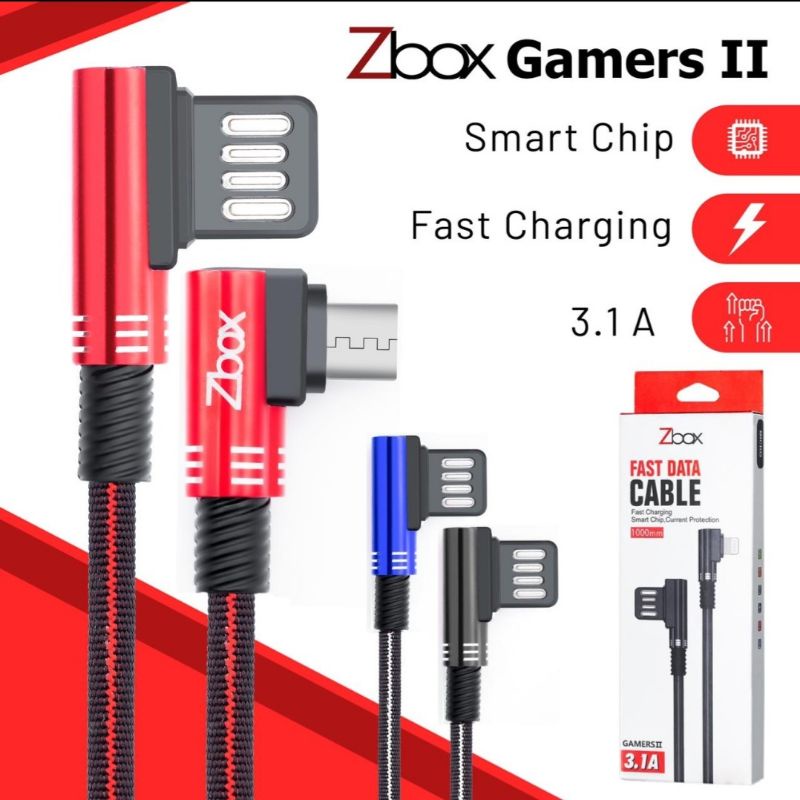 Jual kabel zbox gamer / kabel gamer / kabel gaming fast charging 3a ...
