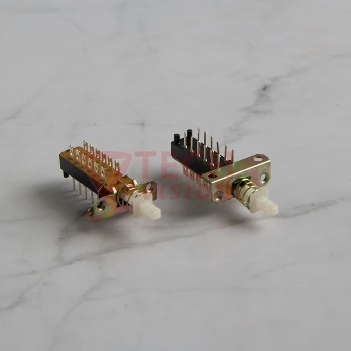 Jual Saklar DPDT 2x6 (12 Pin On Off Push Switch) | Shopee Indonesia