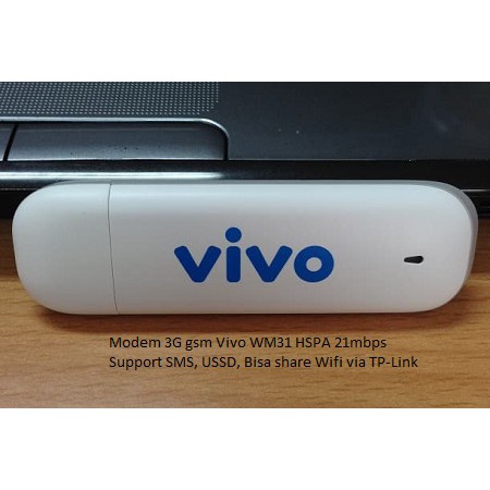 Jual Modem VIVO WM31 Modem USB GSM 3G HSPA 21.6 Mbps Support SMS ...